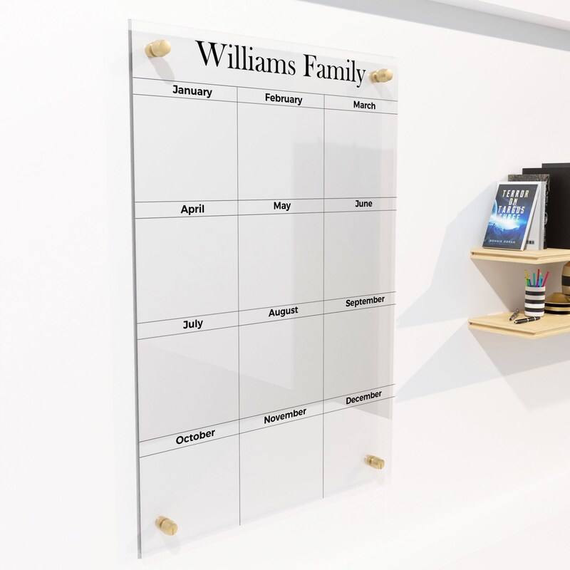 Yearly Calendar - Etsy