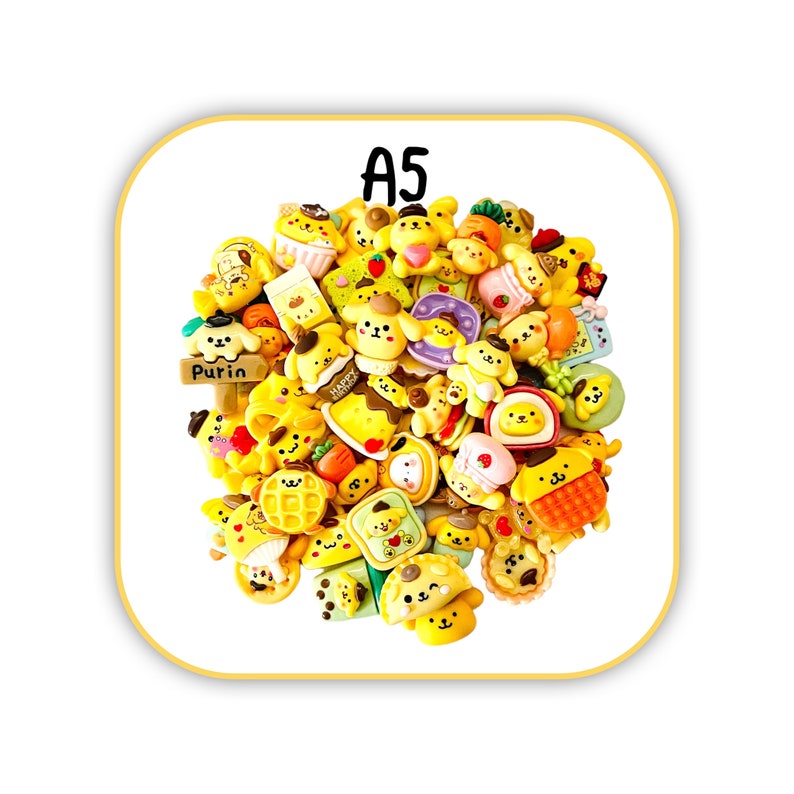 Kawaii Resin Charms for DIY Projects - Etsy