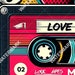 Retro Love Songs Mixtape Pop Art - High-quality Digital Download (SVG ...