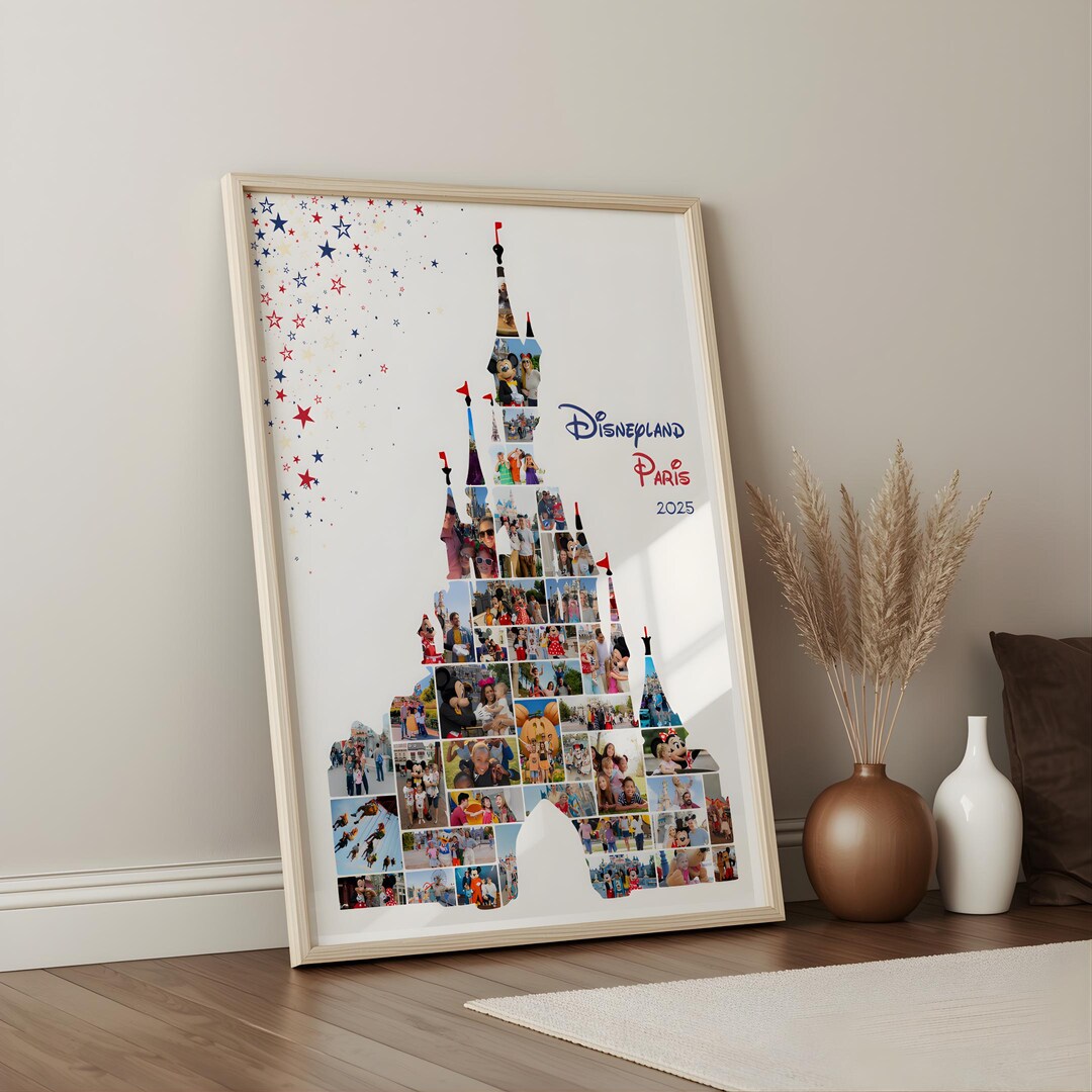 Disneyland Paris Photo Collage, Disneyland Paris Castle Photo Collage ...