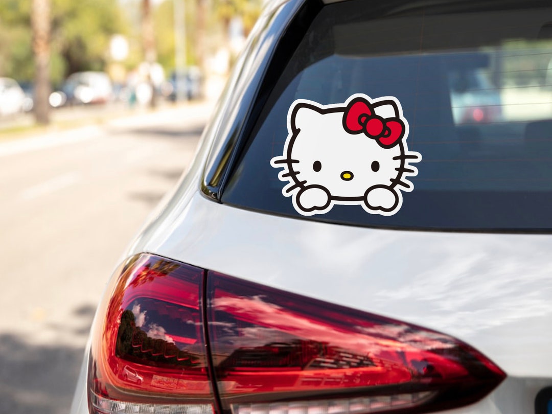 Hello Kitty Peeking Peek Peekabo Peekers Hello Kitty Cute - Etsy