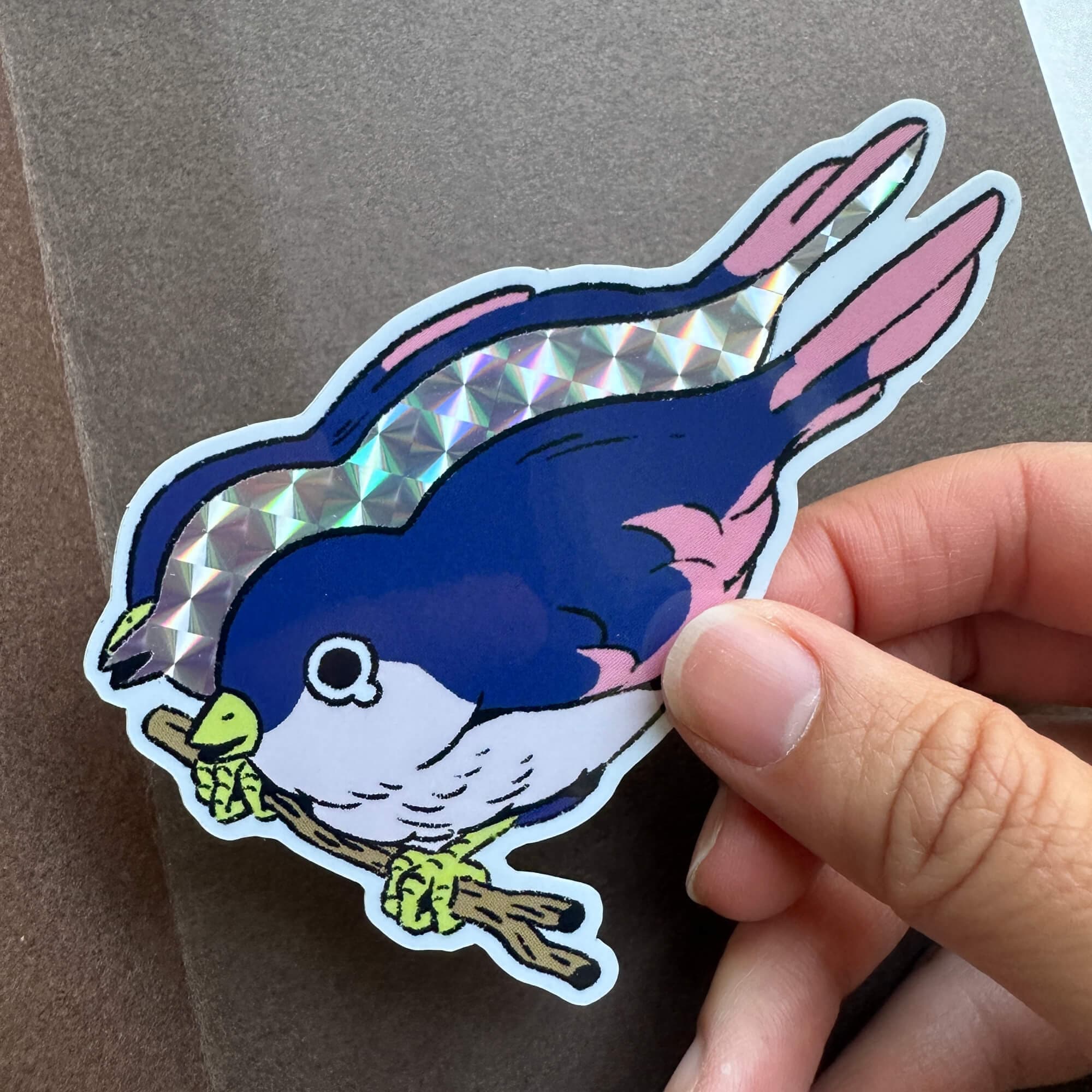 Sad Bird Sticker - Etsy
