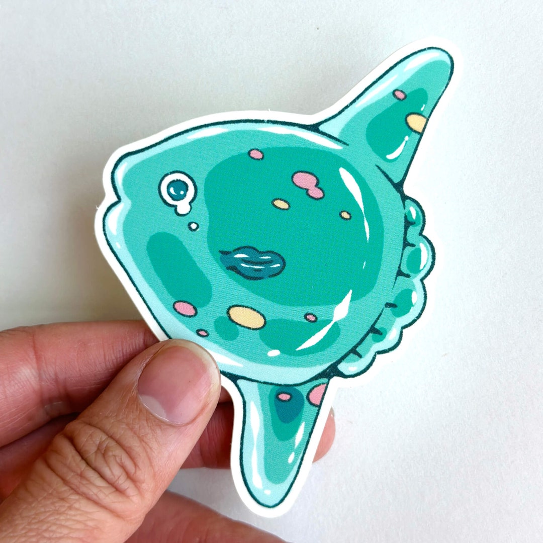 Sad Fish Sticker - Etsy