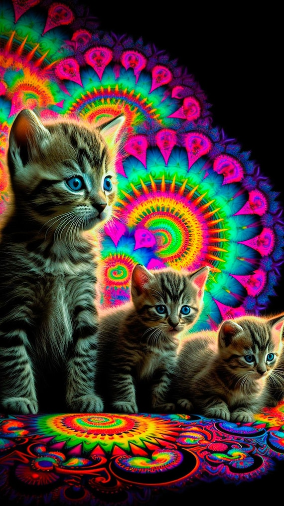 Trippy Animals Wallpaper