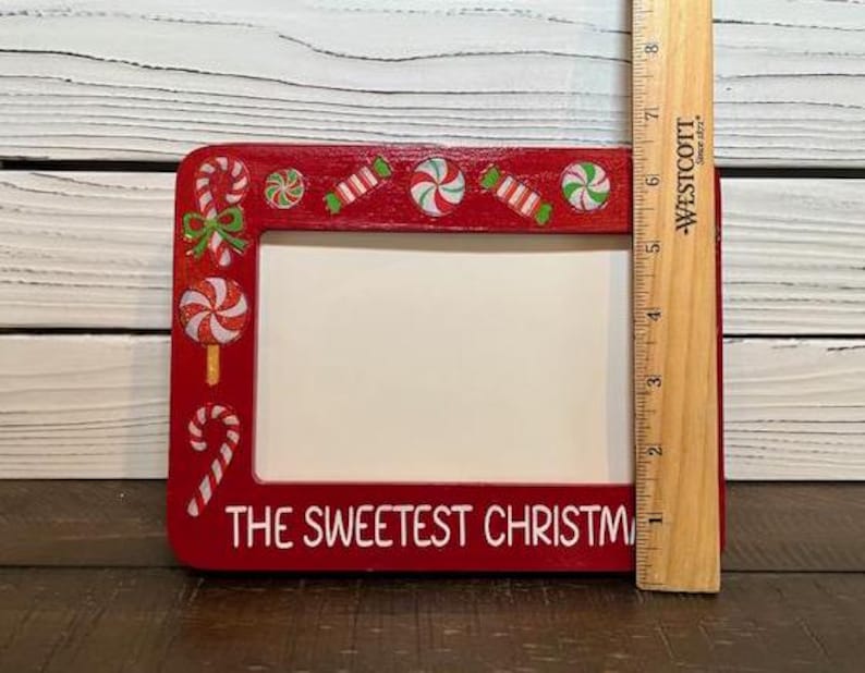 Christmas Picture Frame, the Sweetest Christmas Photo Frame, 4x6 ...