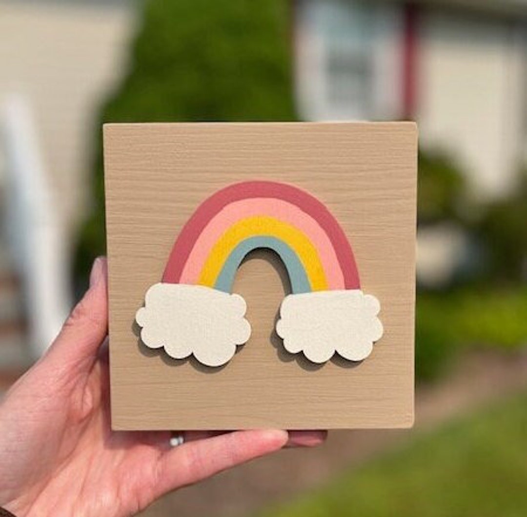 Rainbow Decor, Boho Style Rainbow Decor, Boho Decor, Kids Room Decor ...