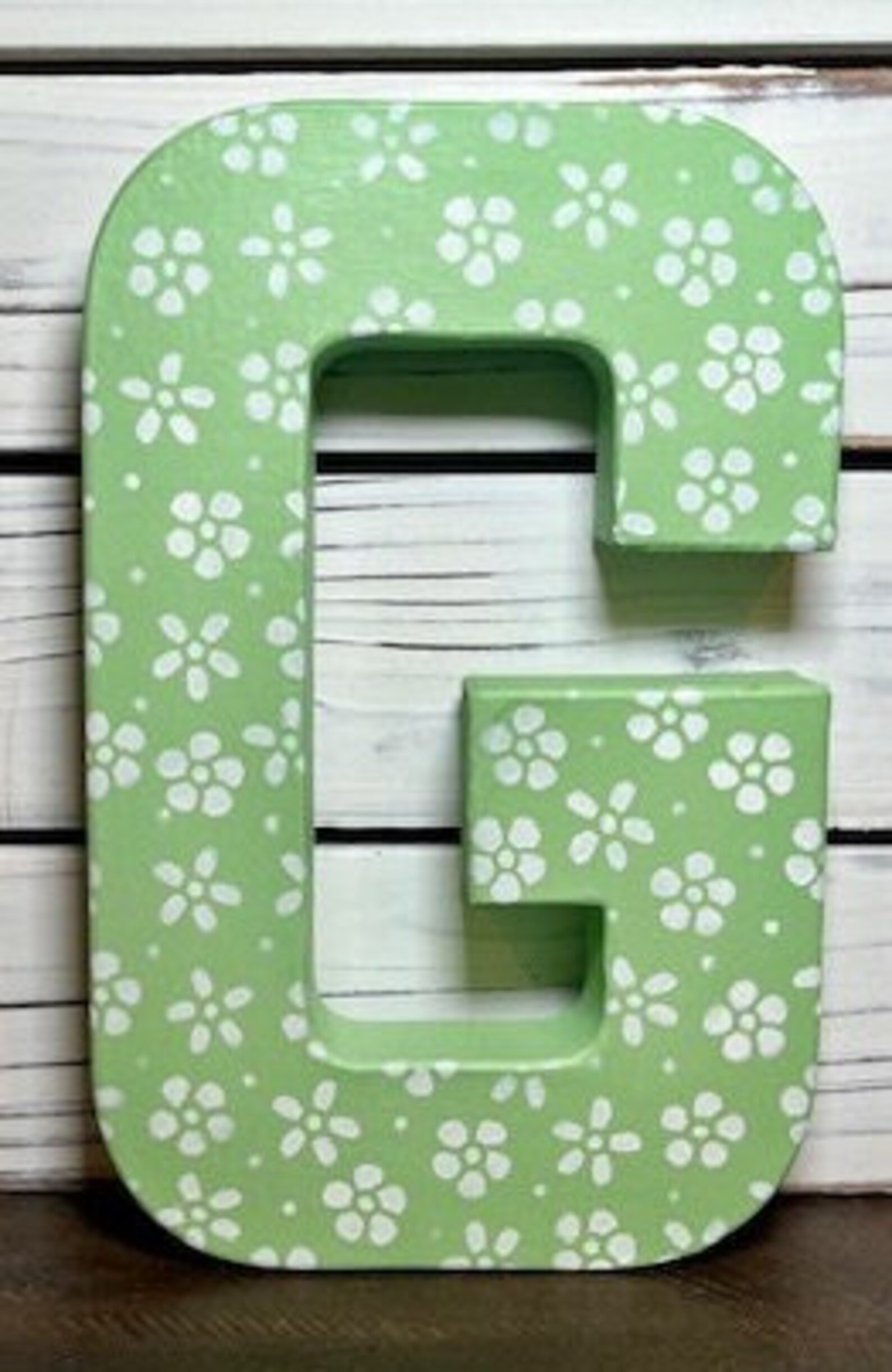 Chunky 8 1/4" Initial Letter "g" Shelf Sitter, Chunky Cardboard Letter ...