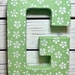 Chunky 8 1/4" Initial Letter "g" Shelf Sitter, Chunky Cardboard Letter ...