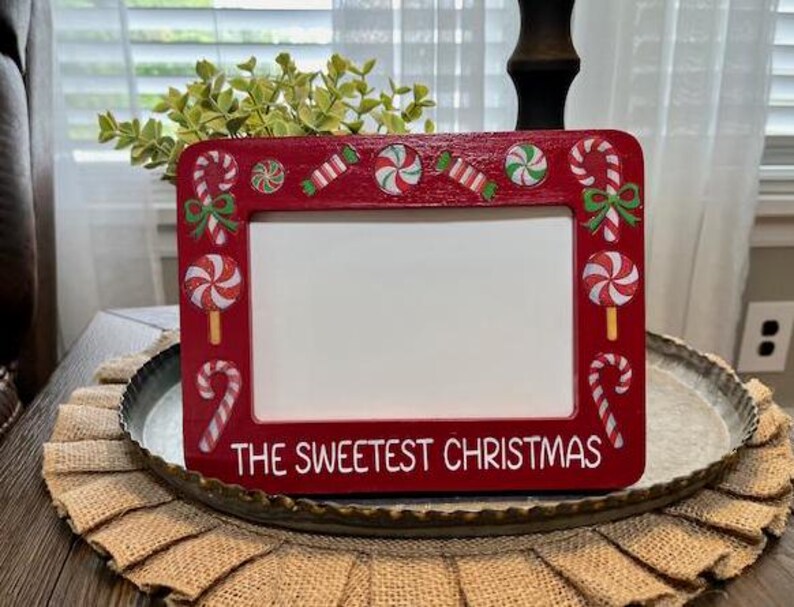 Christmas Picture Frame, the Sweetest Christmas Photo Frame, 4x6 ...
