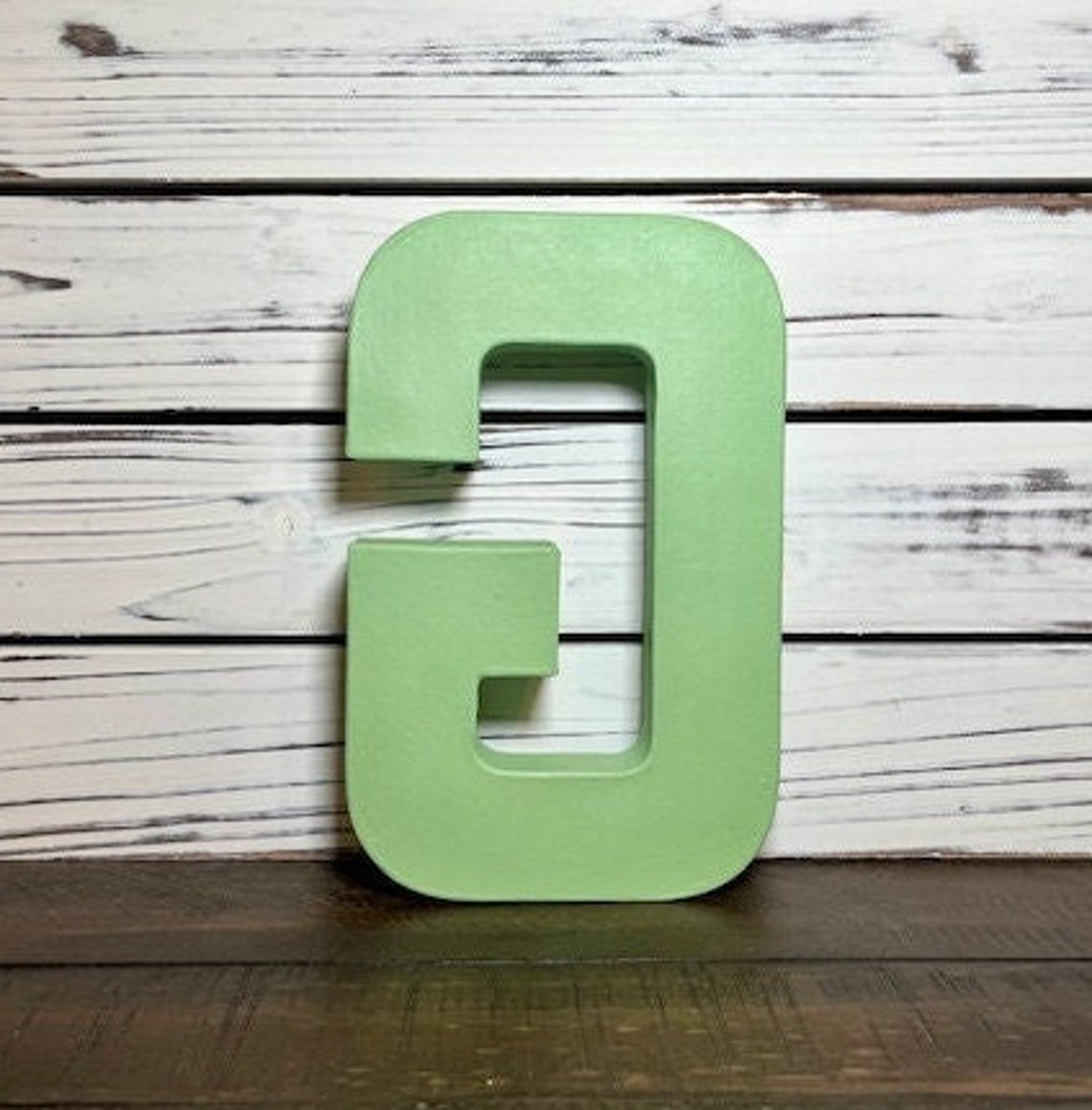 Chunky 8 1/4" Initial Letter "g" Shelf Sitter, Chunky Cardboard Letter ...