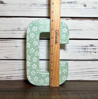 Chunky 8 1/4" Initial Letter "c" Shelf Sitter, Chunky Cardboard Letter ...