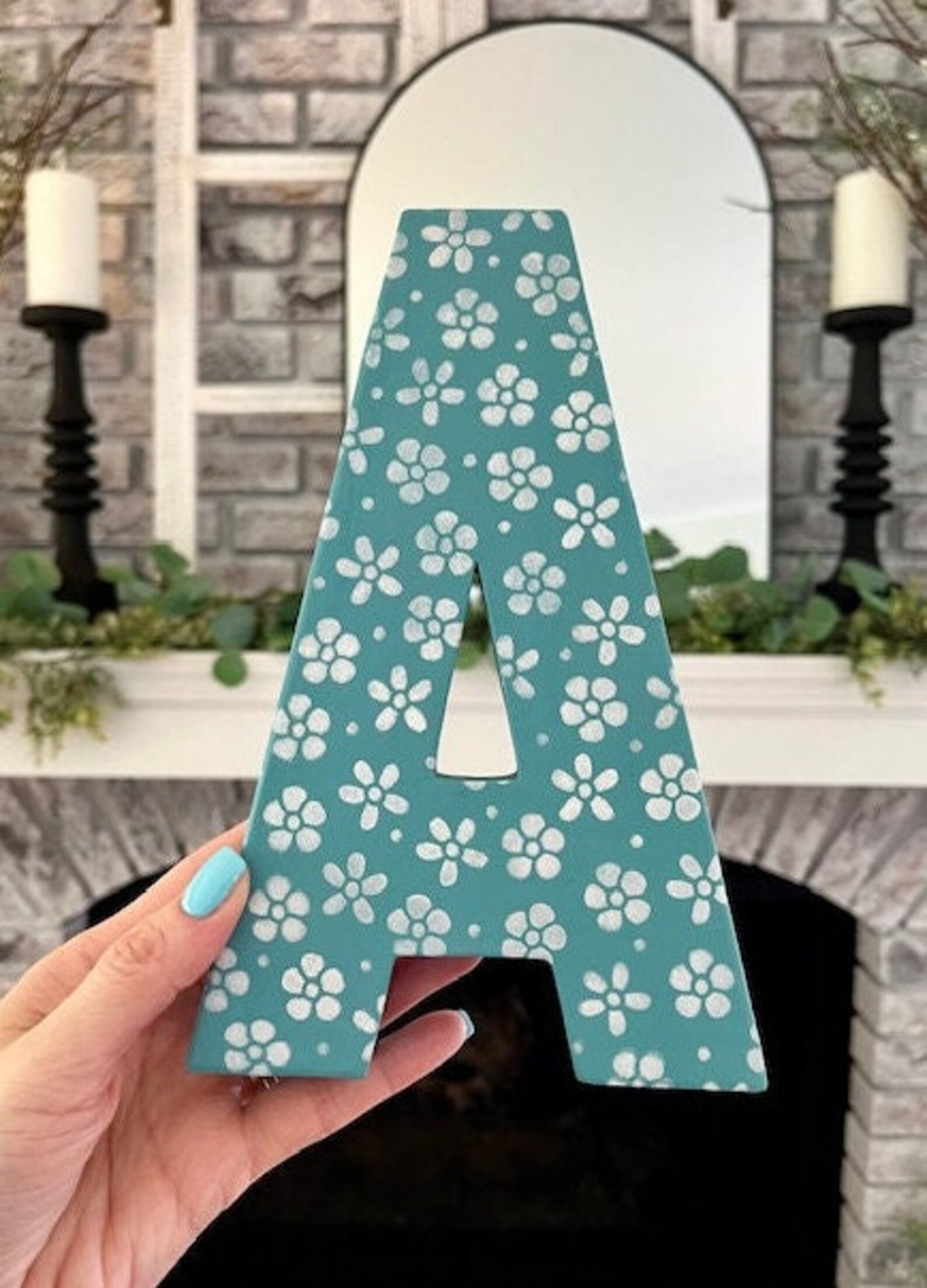 Chunky 8 1/4" Initial Letter "a" Shelf Sitter, Chunky Cardboard Letter ...
