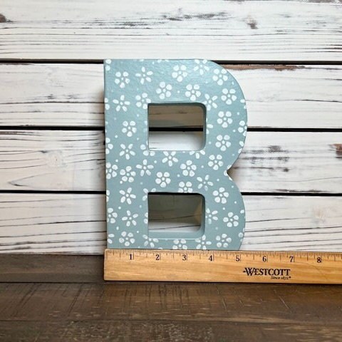 Chunky 8 1/4" Initial Letter "b" Shelf Sitter, Chunky Cardboard Letter ...