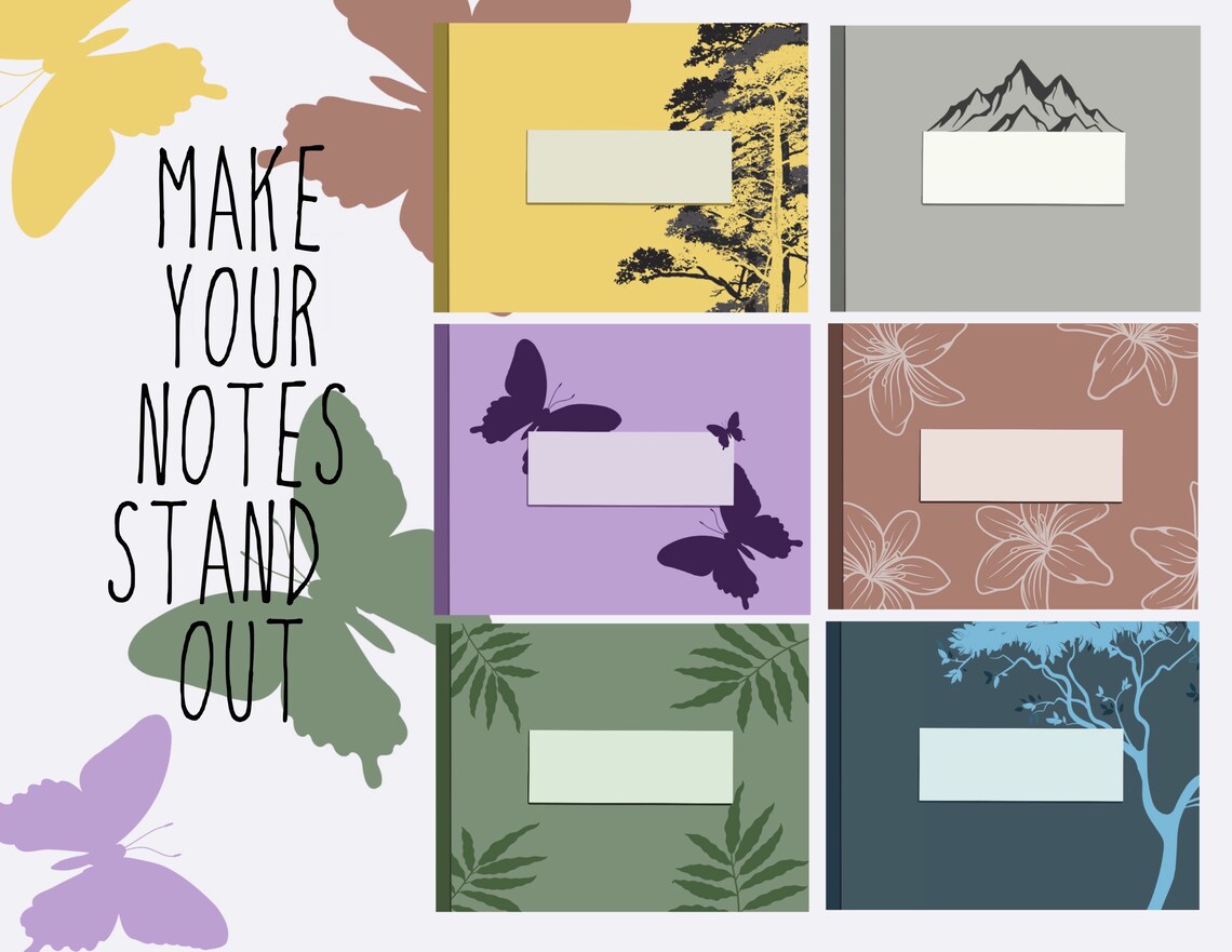 184 Aesthetic Digital Notebook Covers for Goodnotes & Pdf-supported ...