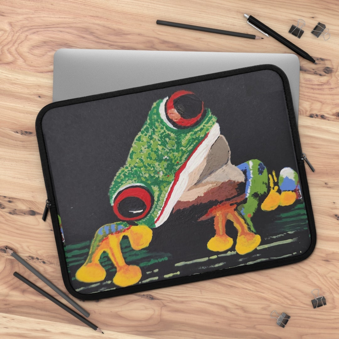Tree Frog Laptop Sleeve, Nature Inspired Computer Case, Botanical ...