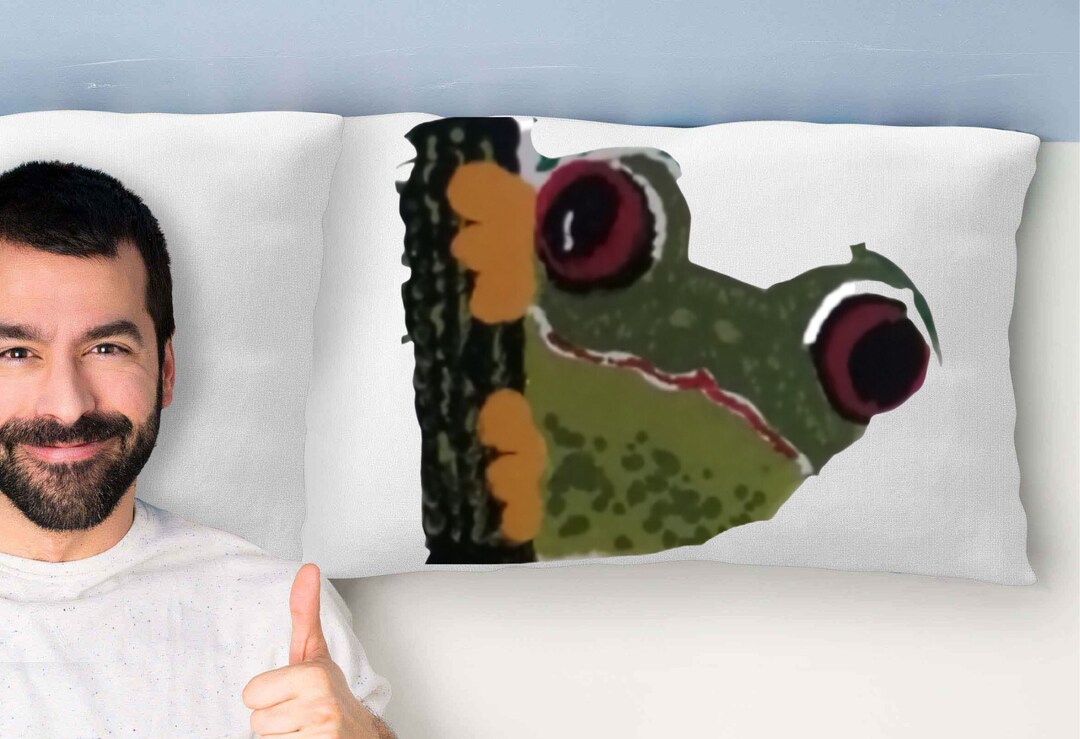 Frog Lover Pillowcase,cute Frog Pillowcase,animal Lover Gifts,nature ...