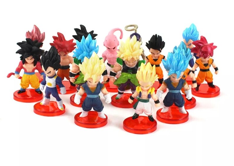 4 Dragon Ball Z Mini Figures - Etsy