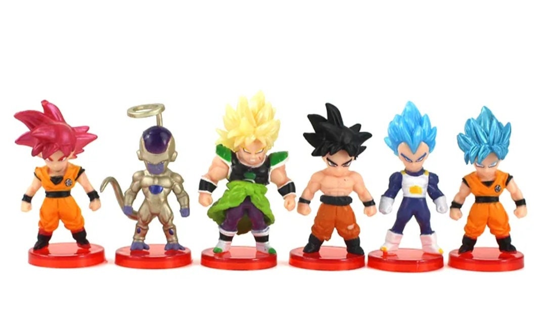 4 Dragon Ball Z Mini Figures - Etsy