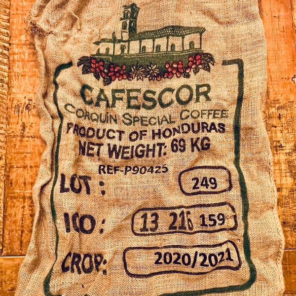 Burlap Coffee Sack - Etsy