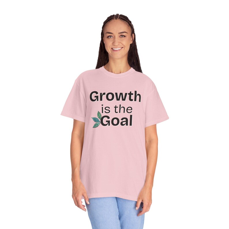 Growth is the Goal T-shirt | Motivational Plant Graphic Tee - Etsy