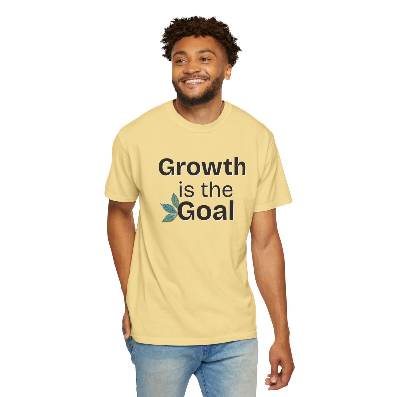 Growth is the Goal T-shirt | Motivational Plant Graphic Tee - Etsy
