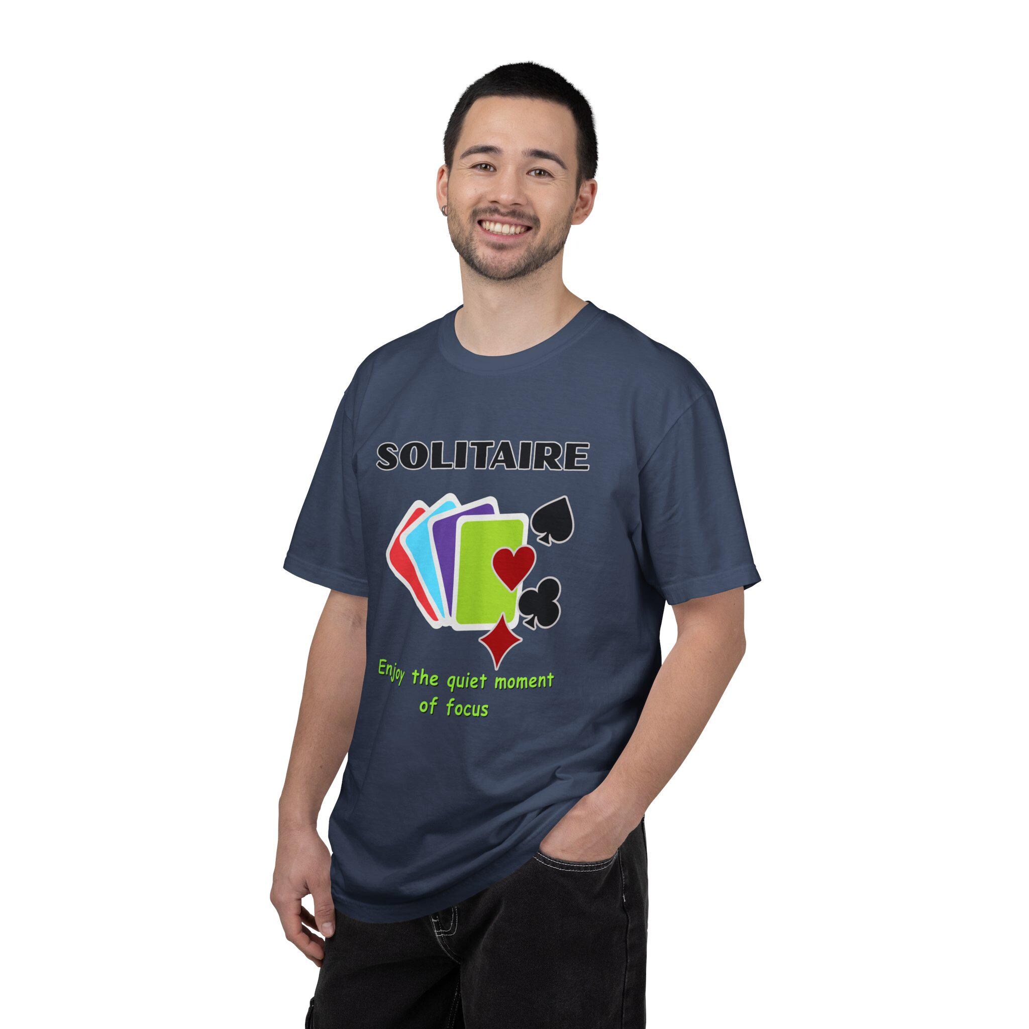 Solitaire Cards Graphic T-shirt | Playing Cards, Hearts & Clubs, Calm ...