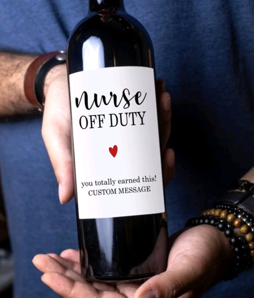 Nurse off Duty Wine Label RN Wine Label Nursing Degree Health Care ...