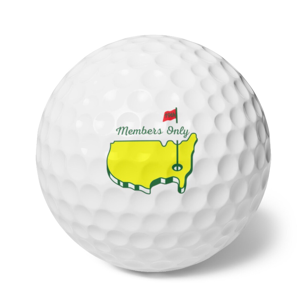 Members Only Golf Balls: Novelty Golfer Gift, 6-piece Set - Etsy