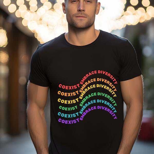 Coexist T Shirt - Etsy