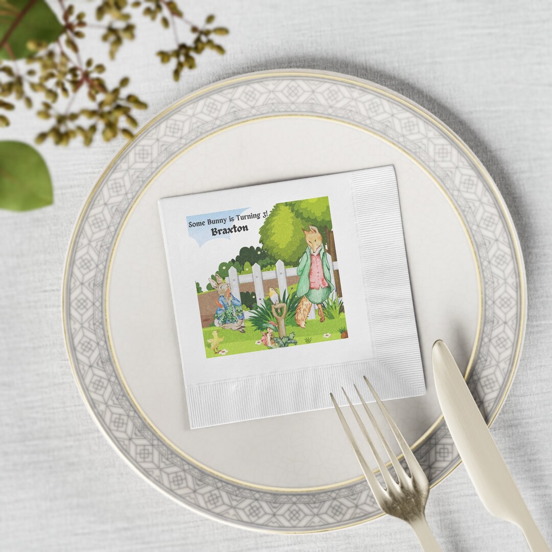 Custom Beatrix Potter Peter Rabbit Custom Personalized With Letter of ...