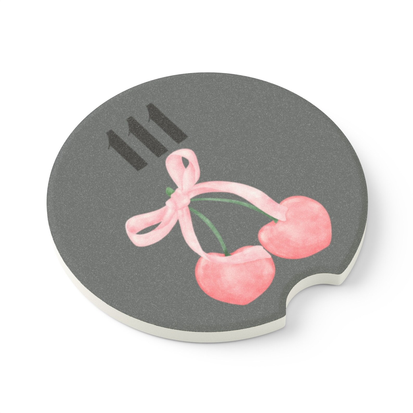 Angel Numbers 111 Cute Pink Bow Cherries Coquette Love Shack Soapstone ...