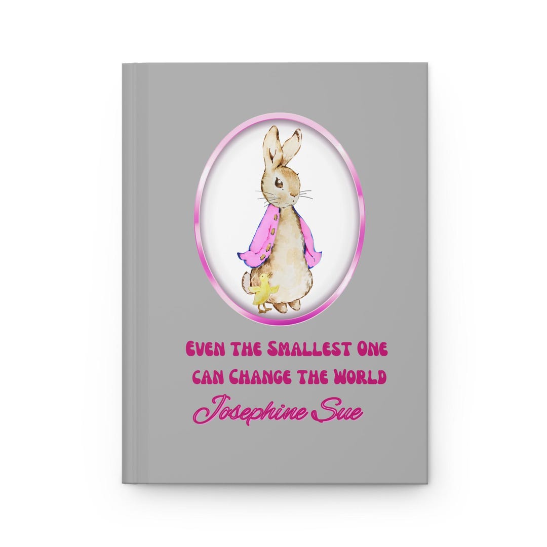 Peter Rabbit Beatrix Potter Custom or Blank Hardcover Journal Mom Gift ...