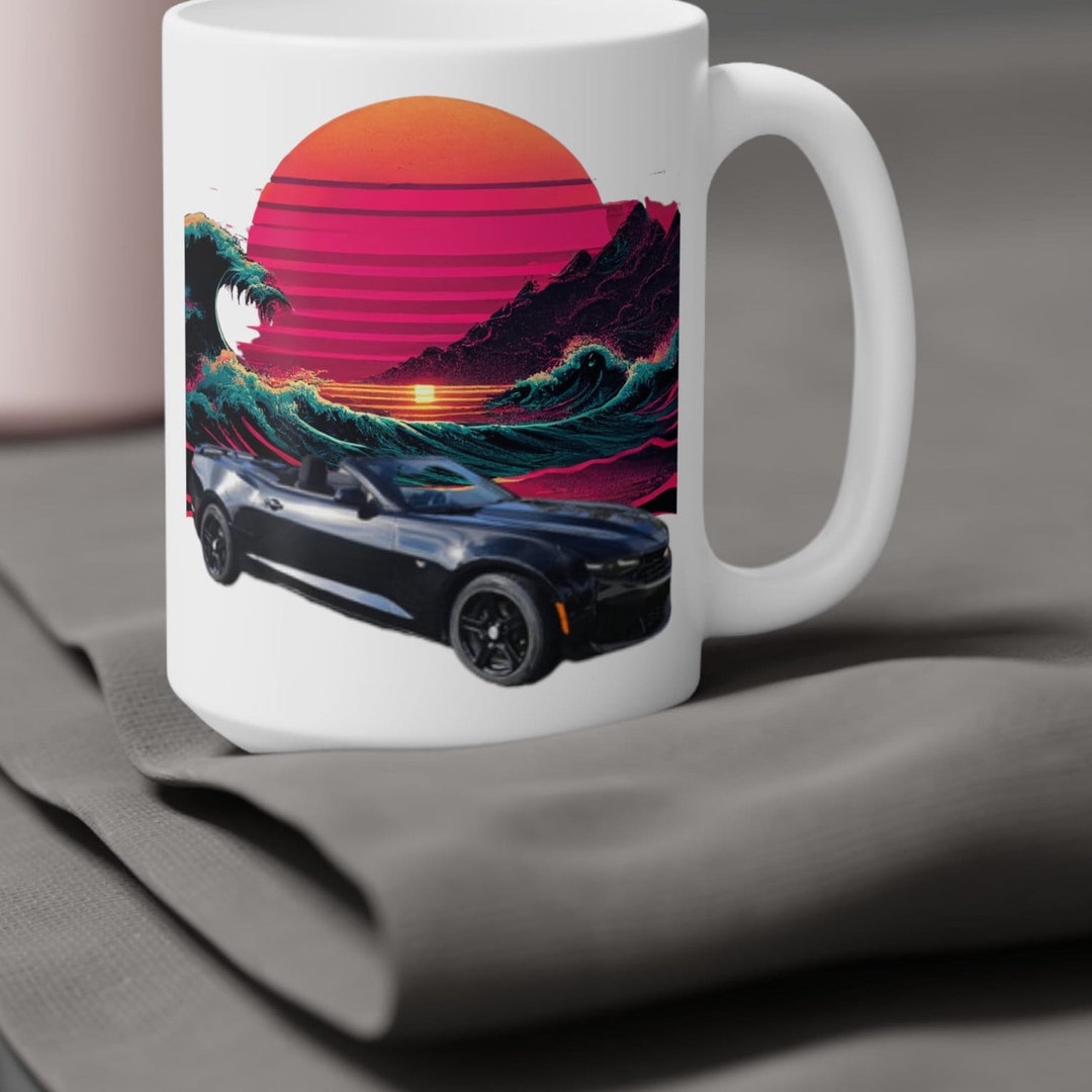 Custom Car Ceramic Mug: Personalized Muscle Car Gift - Etsy