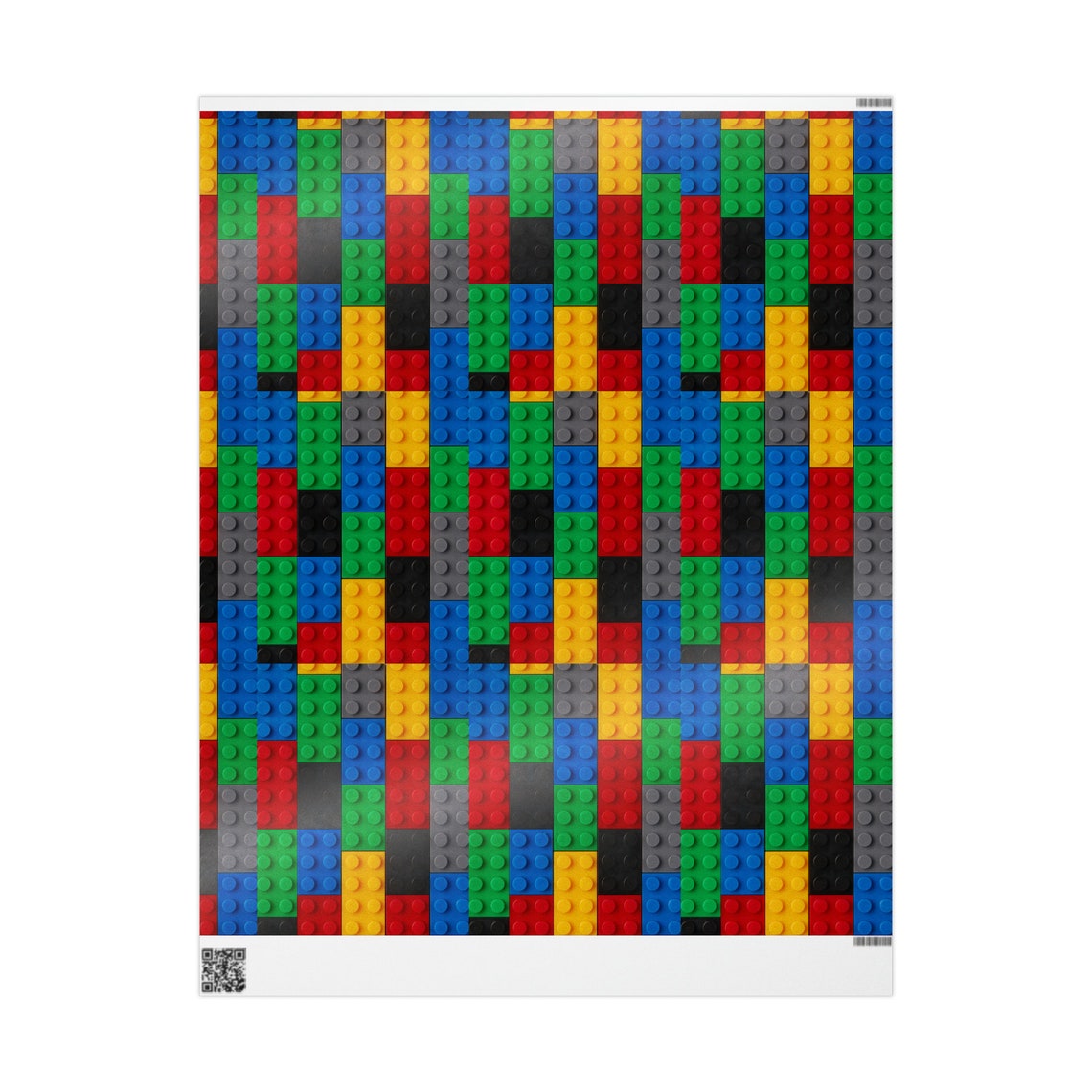 Building Blocks Wrapping Paper: Fun Birthday Gift Wrap - Etsy