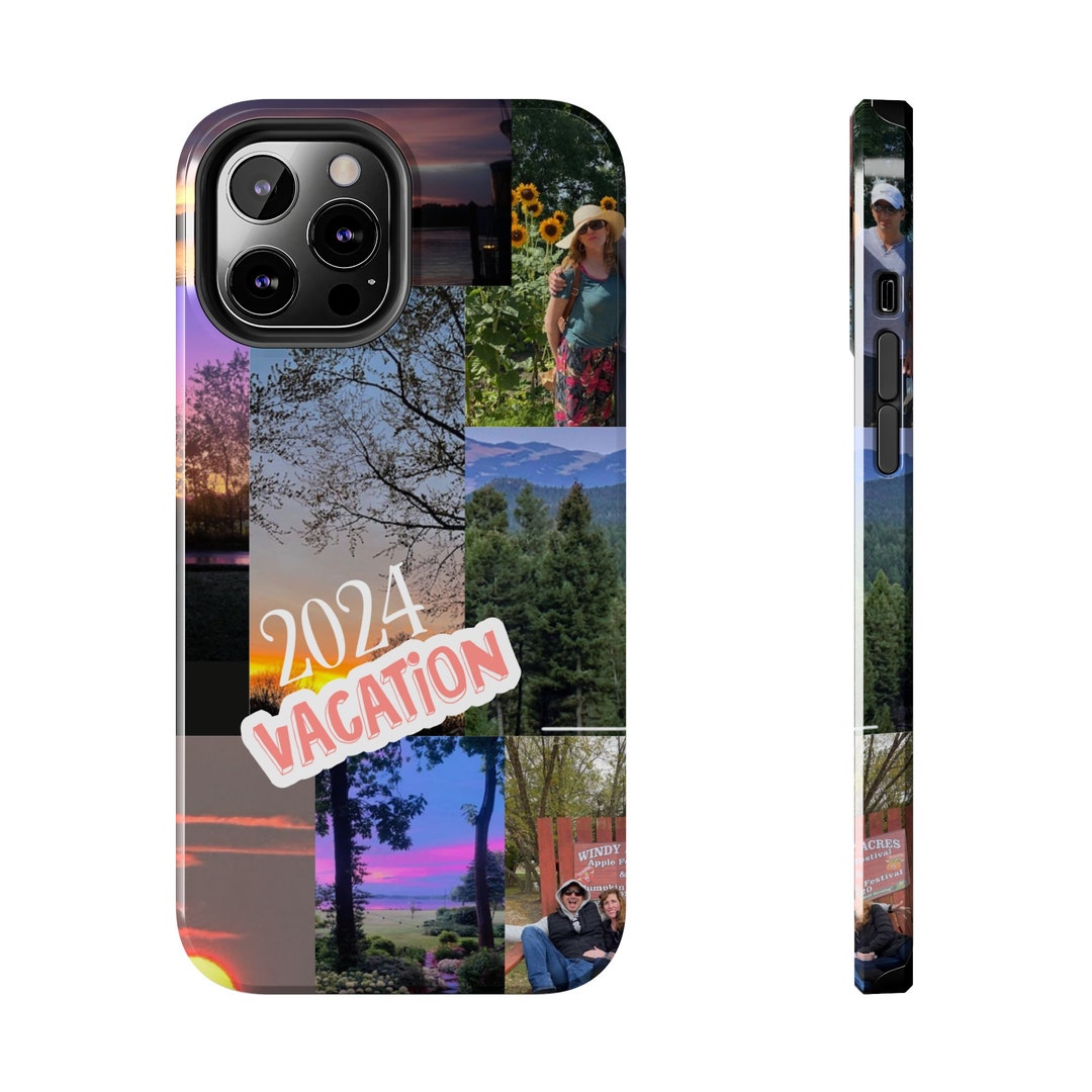 Custom Vacation Photo Phone Case: Personalized Travel Collage - Etsy