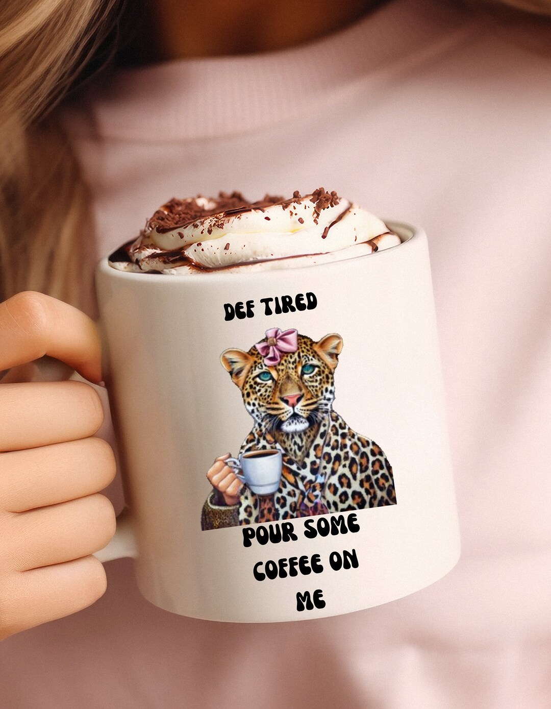 Funny Coffee Mug, Def Tired, Student Gift, Birthday Gift, Coworker Gift ...