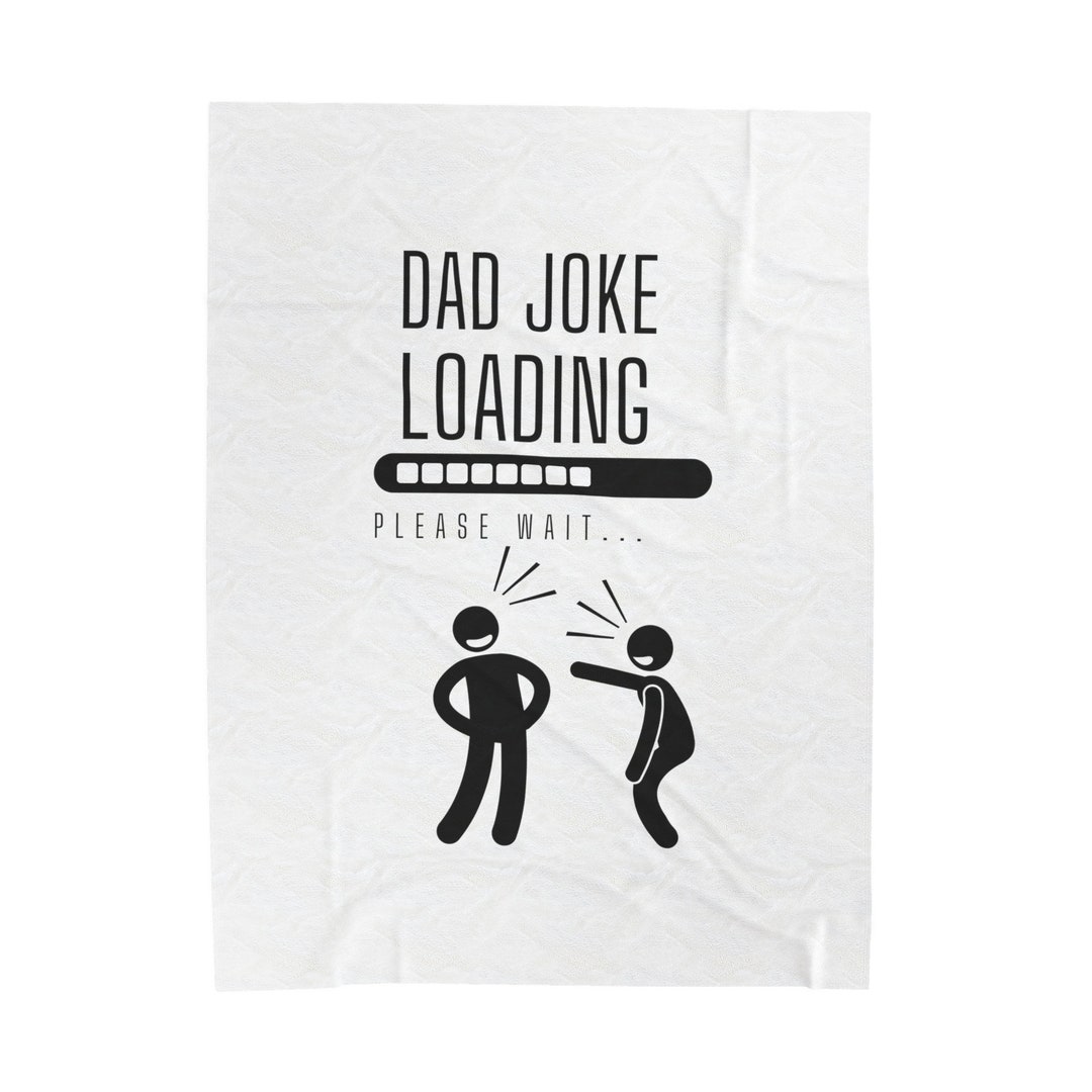 Funny Dad Joke Blanket, Father's Day Gift, Birthday Gift for Dad, Fun ...