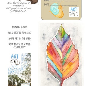 Field Guide - A Child's Field Guide for the Day - Art Activity Book ...