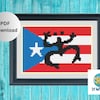 Puerto Rico Kitchen Cross Stitch Pattern Pillón Y Sabores De La Cocina ...