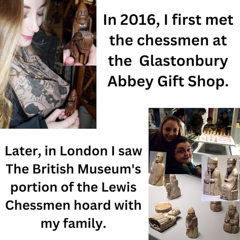 Lewis Chessmen Berserker Cross Stitch Pattern: Norse Warrior (PDF ...