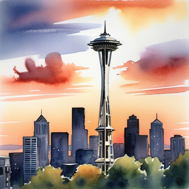 Space Needle - Etsy
