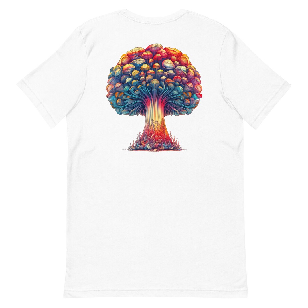 Magic Mushroom Tee Fungus Among Us Trippy Unisex Tee Trippy Fashion ...