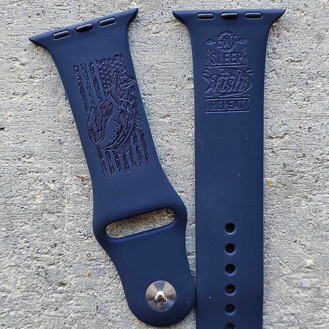 Fishing Engraved Apple Watch Band: Gift for Fishermen - Etsy