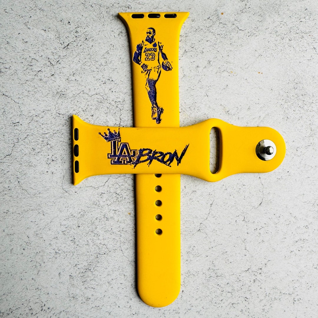 Los Angeles Lakers Labron James Silicone Engraved and Acrylic Painted ...