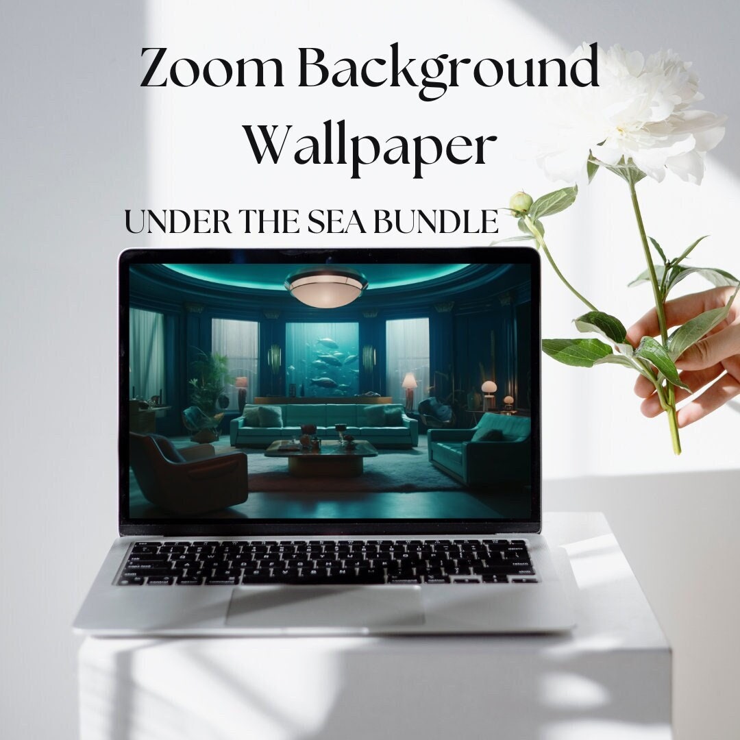 Zoom Background Bundle 1 Aquarium, Art Deco, Under the Sea, Modern ...