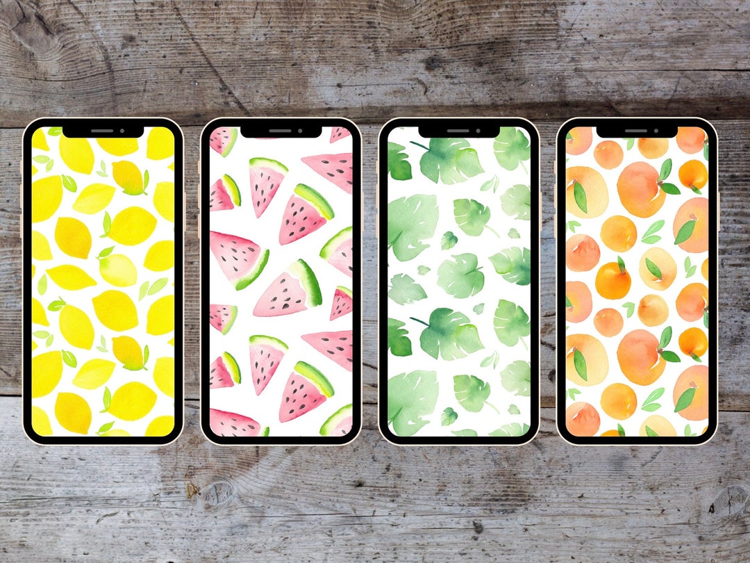 Summer iPhone Wallpaper | Lemon Wallpaper | Watermelon Screensaver ...