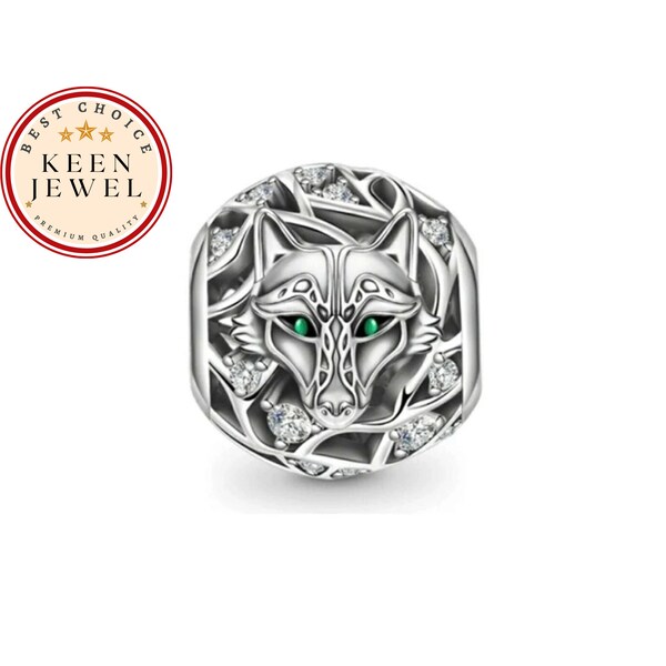 Wolf Charm - Etsy
