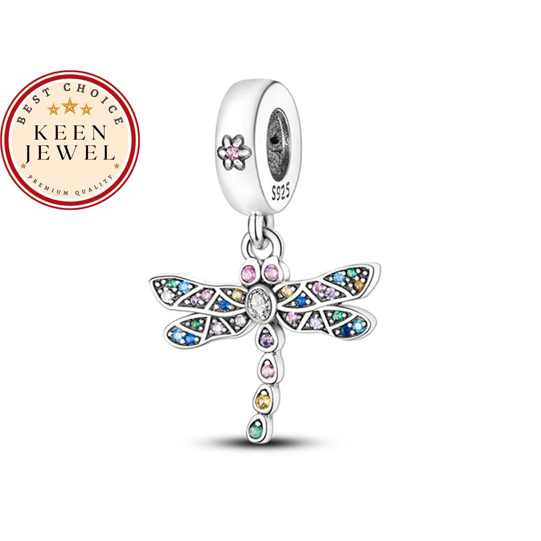 Dragonfly Charm for Pandora Bracelet, Pandora Fitting Dragonfly Charm ...