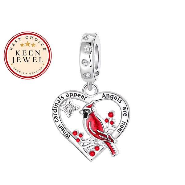 Red Cardinal Charms - Etsy