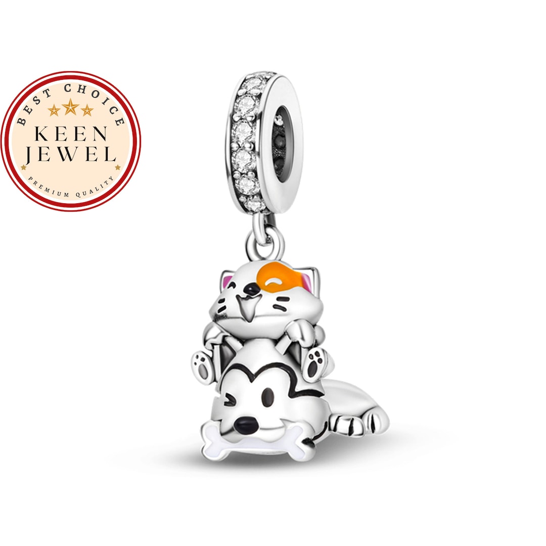 Pandora Fitting Dog Charm, Best Friend Charm for Bracelet, Best Friend ...